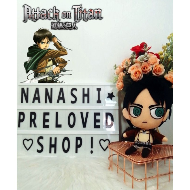 Shingeki no Kyojin Eren Yeager Anime Plush - Attack on Titan [OFFICIAL ...