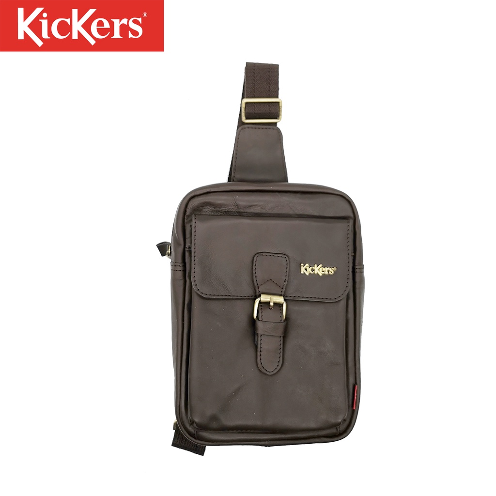 Kickers Genuine Top Grain Leather Hiking & Crossbody Bag KICS87821 ...