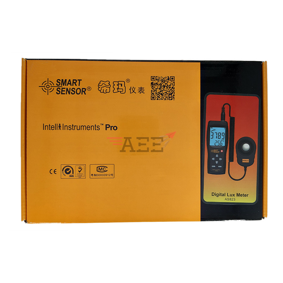 Smart Sensor AS823 Digital Lux Meter (0-200000Lux) | Shopee Malaysia