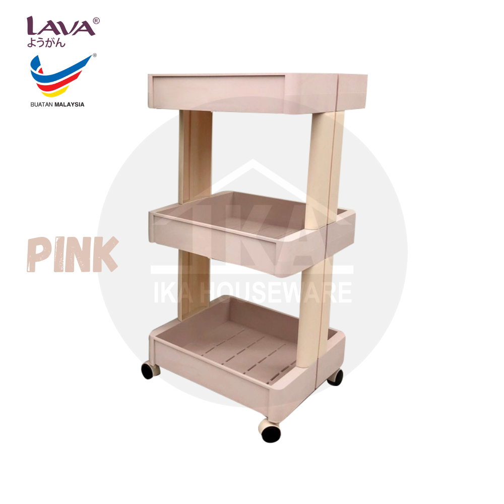LAVA 3 Tier Multipurpose Trolley MPT3371/3 / Multipurpose Rack With ...