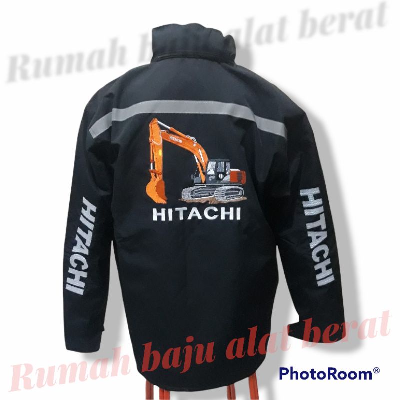 Hitachi jacket / parachute hitachi jacket / heavy equipment jacket ...