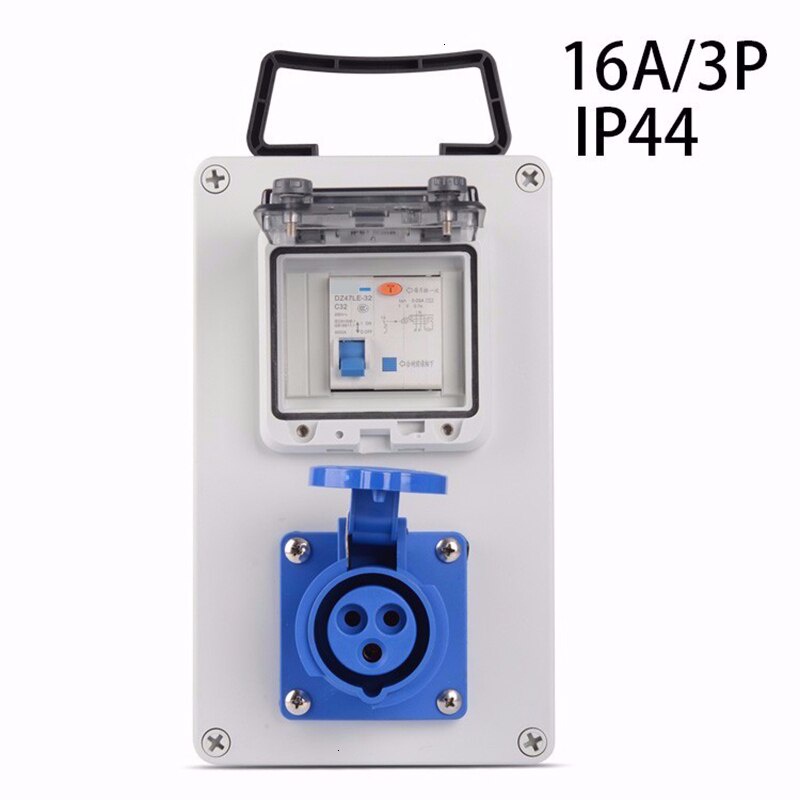 Industry Socket Distribution Box Portable Plastic Group Combine 16a 63a ...
