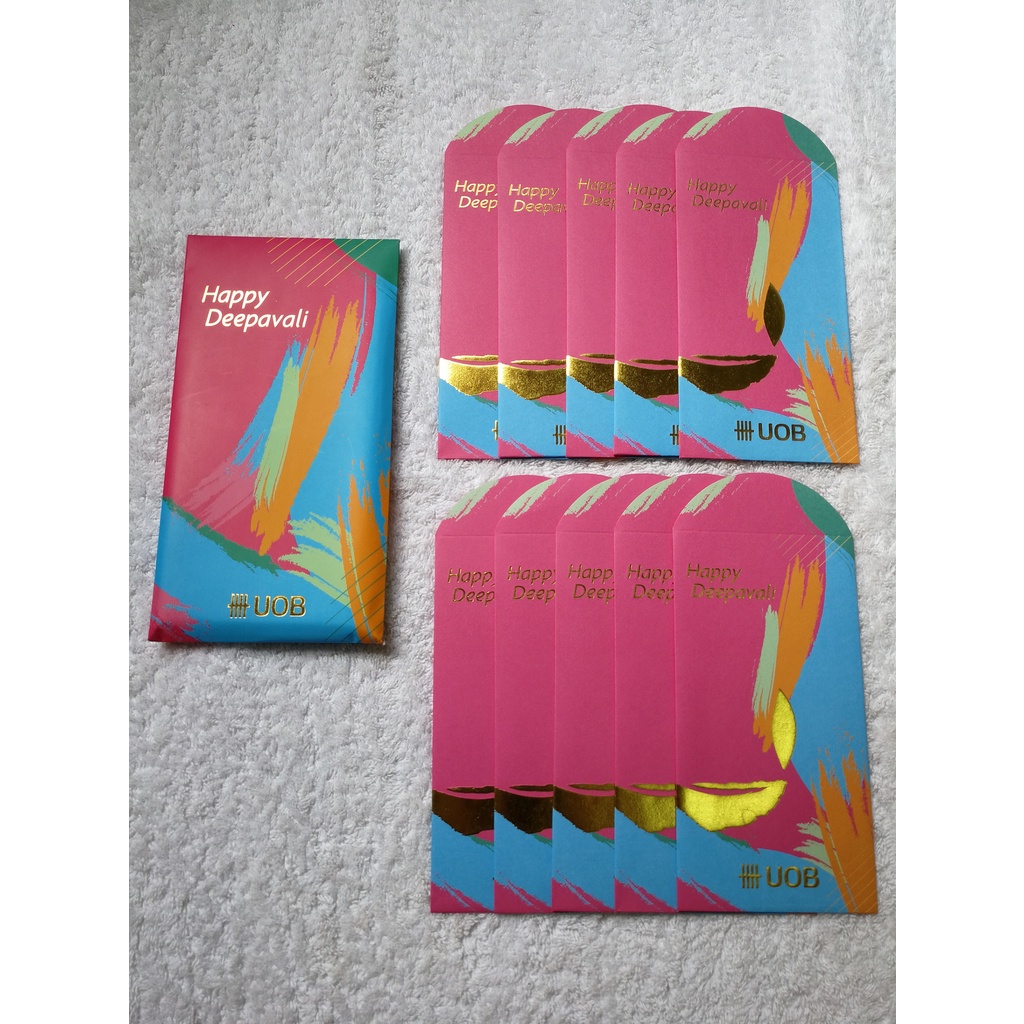 2019 UOB Bank Deepavali Packet (1 pack-10 pcs) [Happy Diwali Packet ...