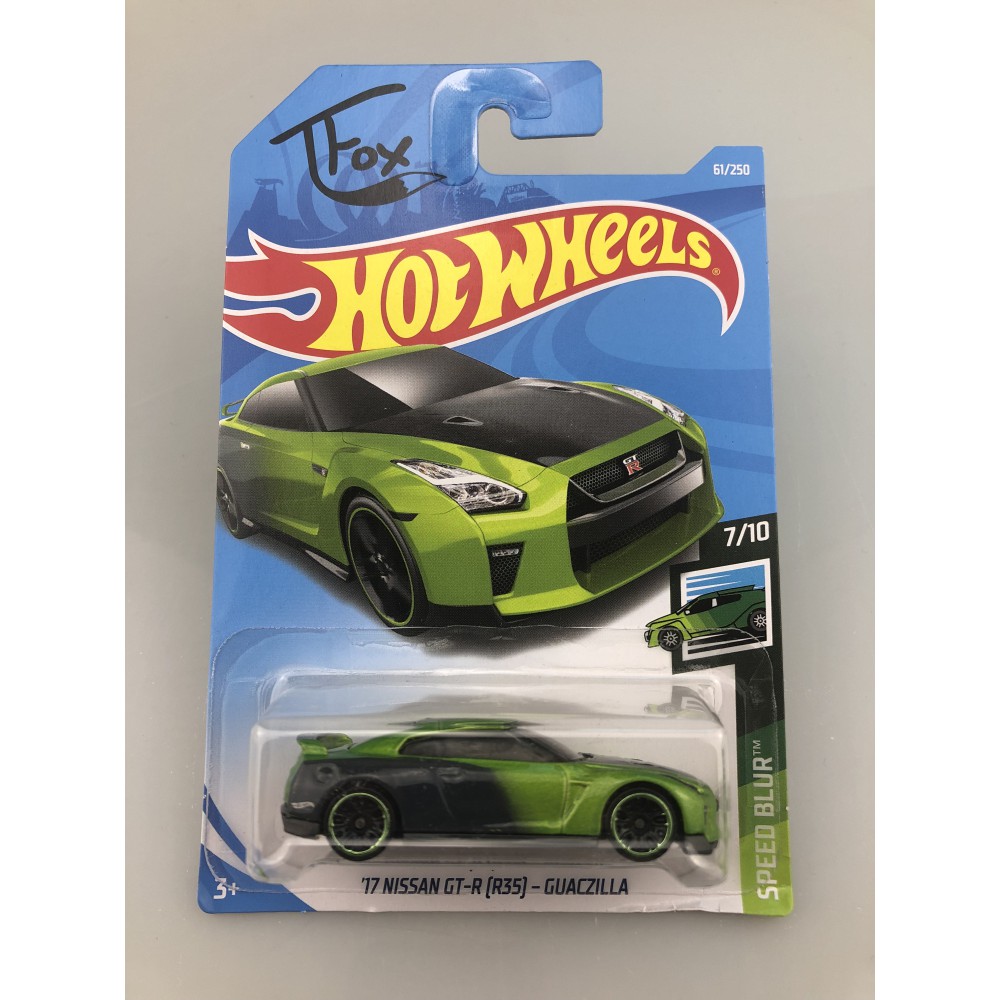 Hot Wheels 2017 Nissan GTR R35 Guaczilla Car Toy Diecast | Shopee Malaysia