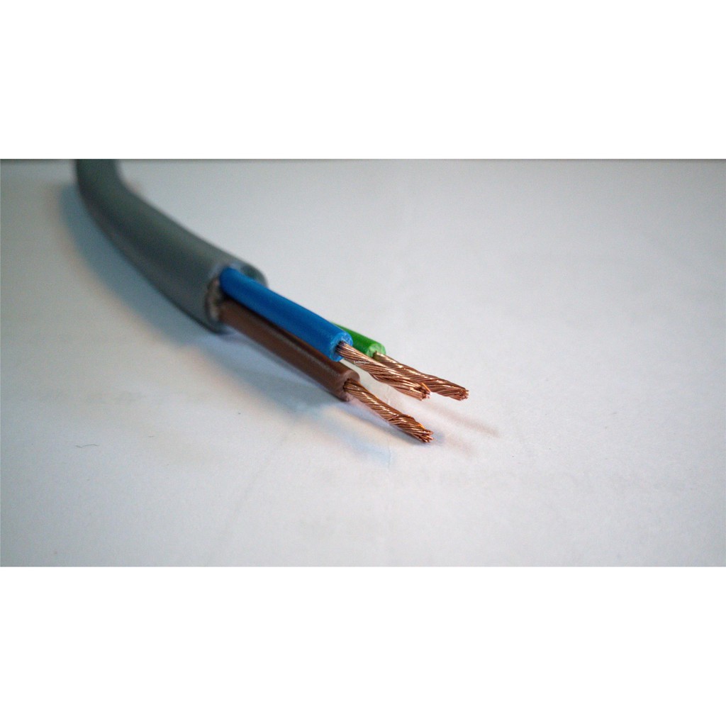 LOCAL 3 X CORE FLEXIBLE EXTENSION CABLE 40/076 - 100% COPPER - MADE IN ...