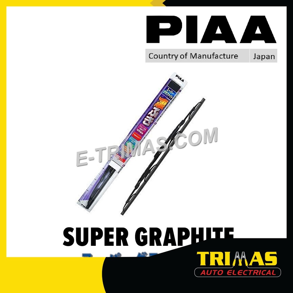 PIAA Super Graphite High-Performance Tournament Rubber Wiper Blade (1 PCS) | Shopee Malaysia