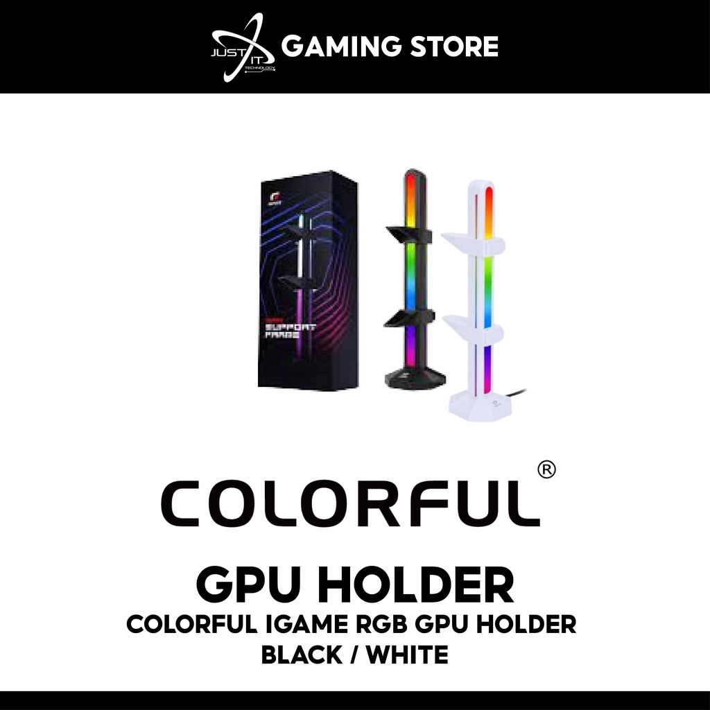 COLORFUL IGAME RGB GPU HOLDER ( BLACK / WHITE ) | Shopee Malaysia