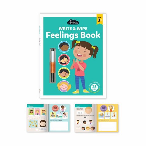 KMART AUSTRALIA - Write & Wipe Feelings Book | Shopee Malaysia
