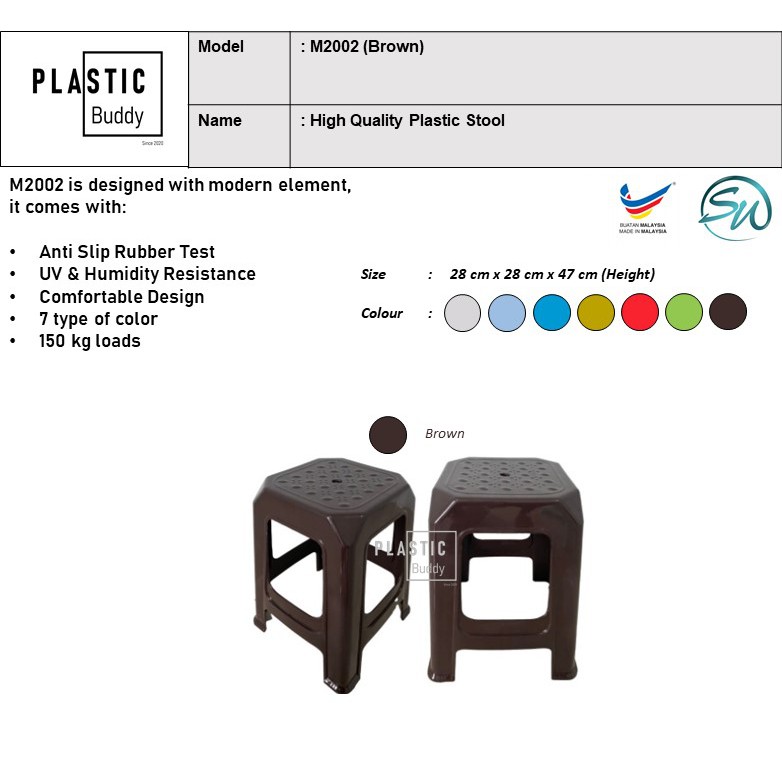 Buatan Malaysia, Ready Stock M2002 1 Year Warranty High Quality Plastic ...