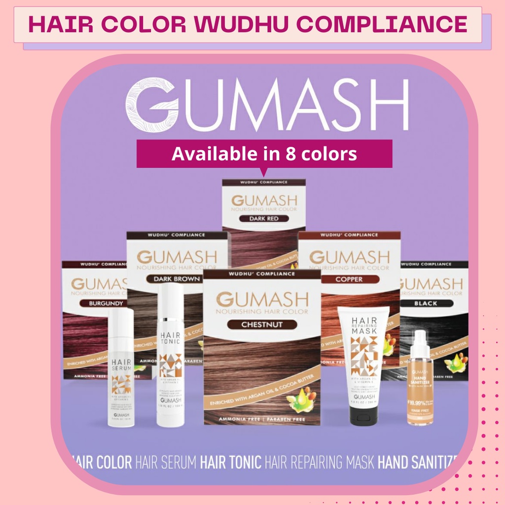 Sale Gumash Inai Rambut Halal Pewarna Rambut Patuh Syariah Sah Solat ...