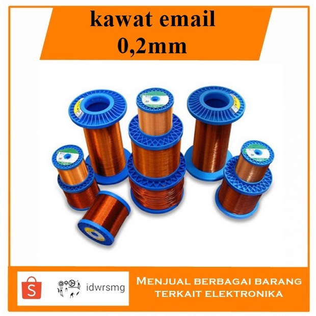 Copper email wire diameter 0.2mm 0.8mm price per meter | Shopee Malaysia