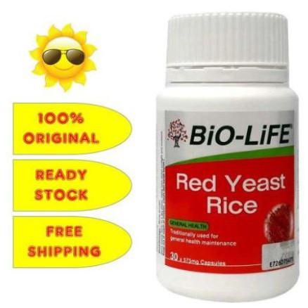 BIO-LIFE Red Yeast Rice 30 / 30X2 | Shopee Malaysia