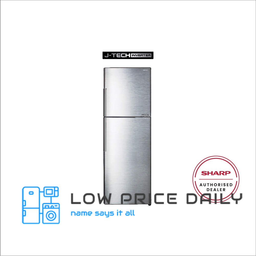 Sharp 360L SJ-366MSS No Frost 2 Door Fridge | Shopee Malaysia