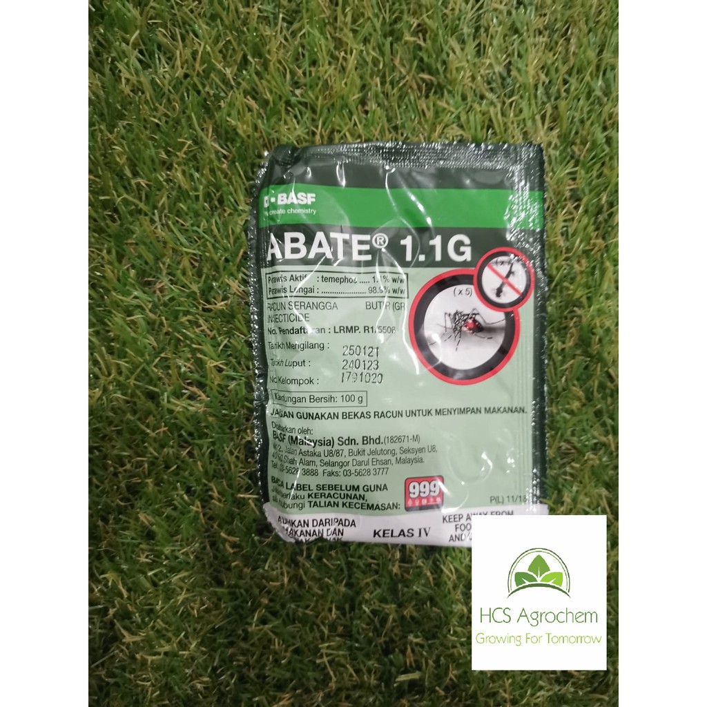 (+-100g) Racun nyamuk/jejentik nyamuk Abate 1.1G | Shopee Malaysia