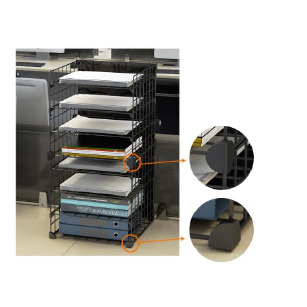 HOZONN A4 Paper Rack Multipurpose Paper Rack Multiple Layer Paper Rack ...