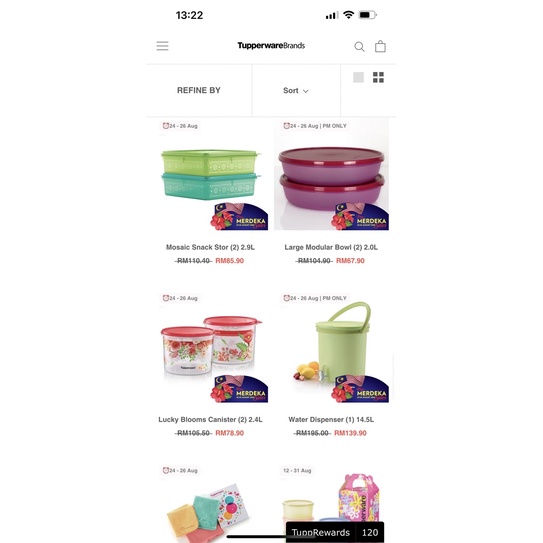 item live lock tupperware | Shopee Malaysia