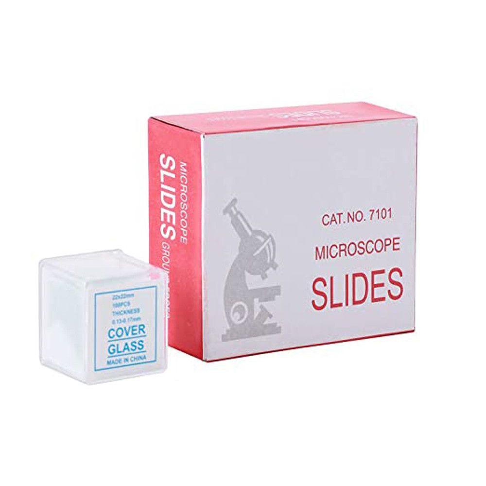SWEETJOHN School Supplies Microscope Slides for Children Student Cover ...