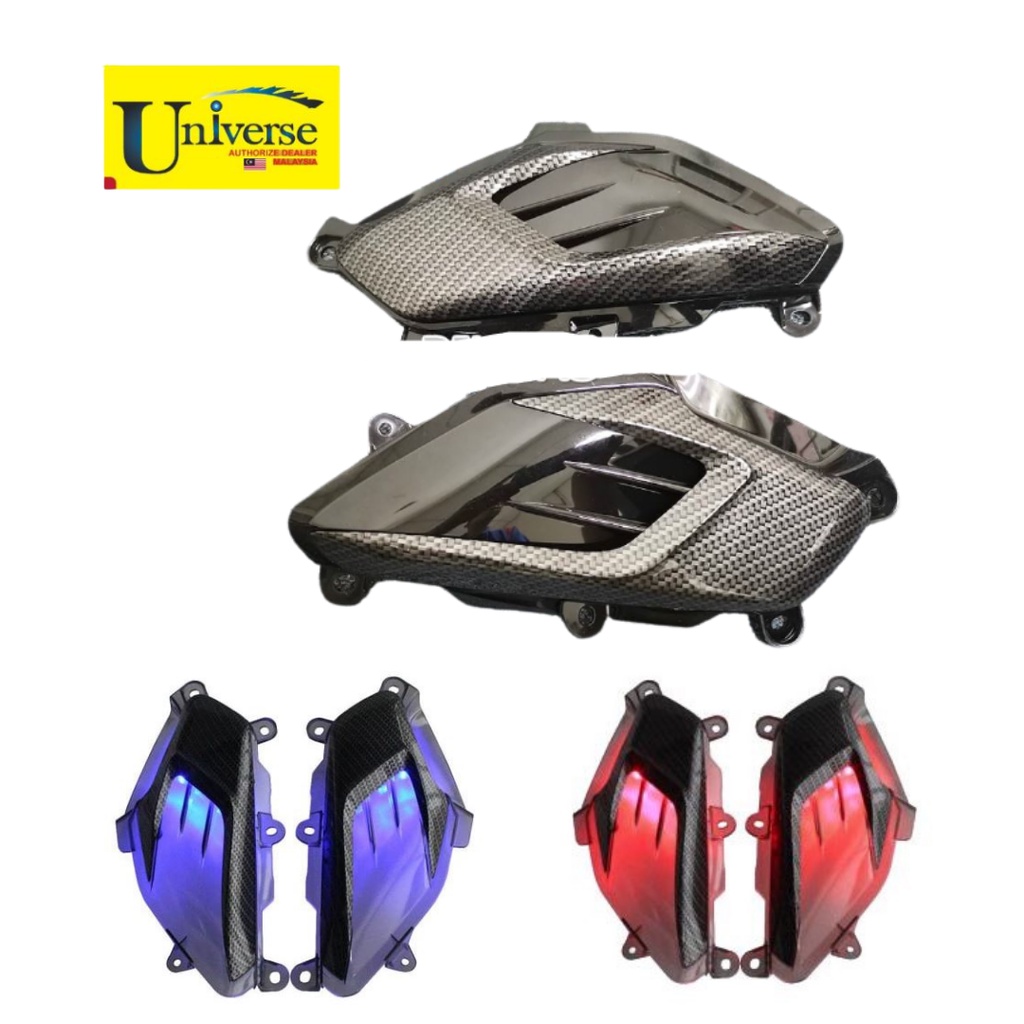 YAMAHA NMAX SIDE LED LIGHT COVER CARBON Rear Guard Protect | Shopee ...