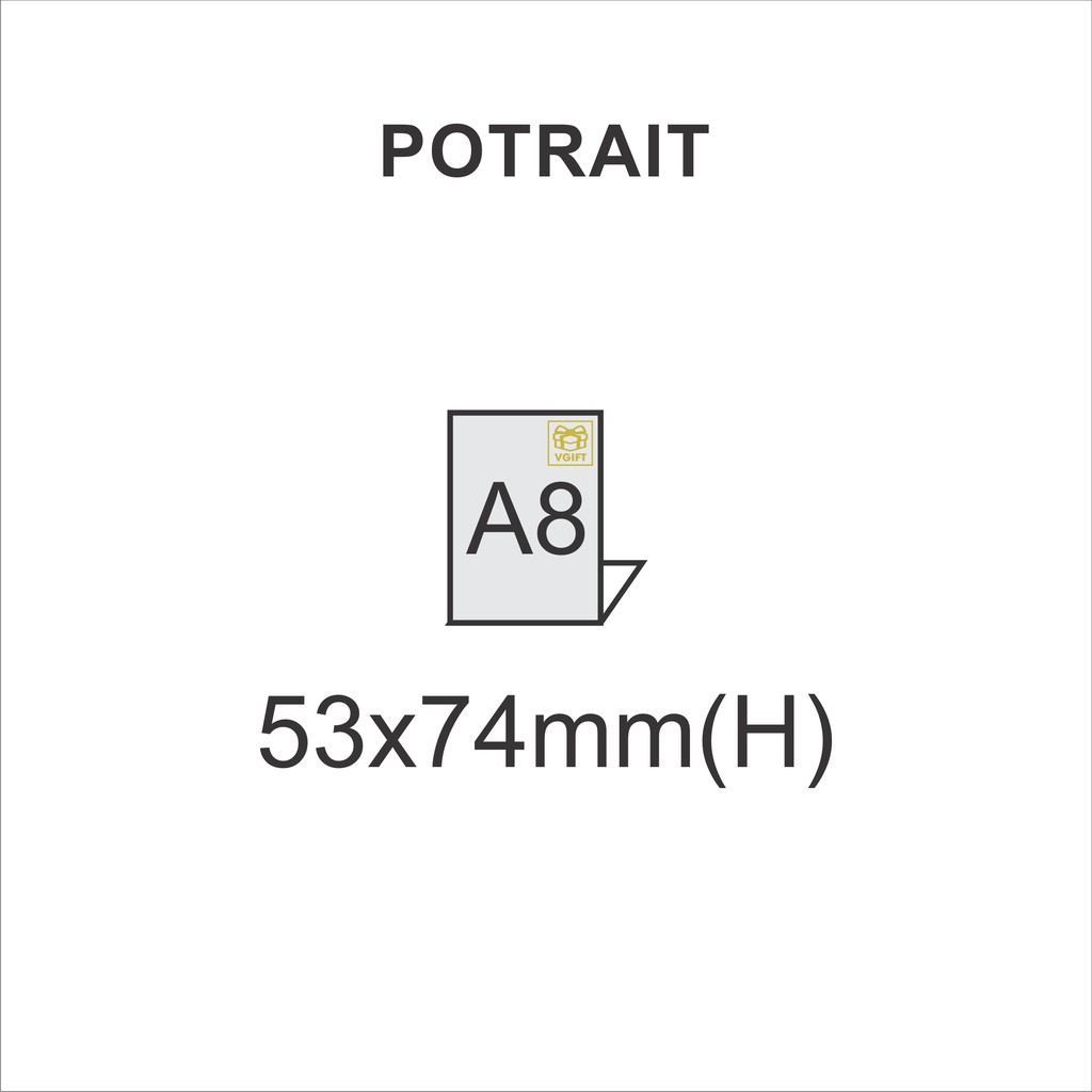 Acrylic L-Shaped Display Stand L Shape A4 / A5 / A6 / A7 / IC / A8 ...
