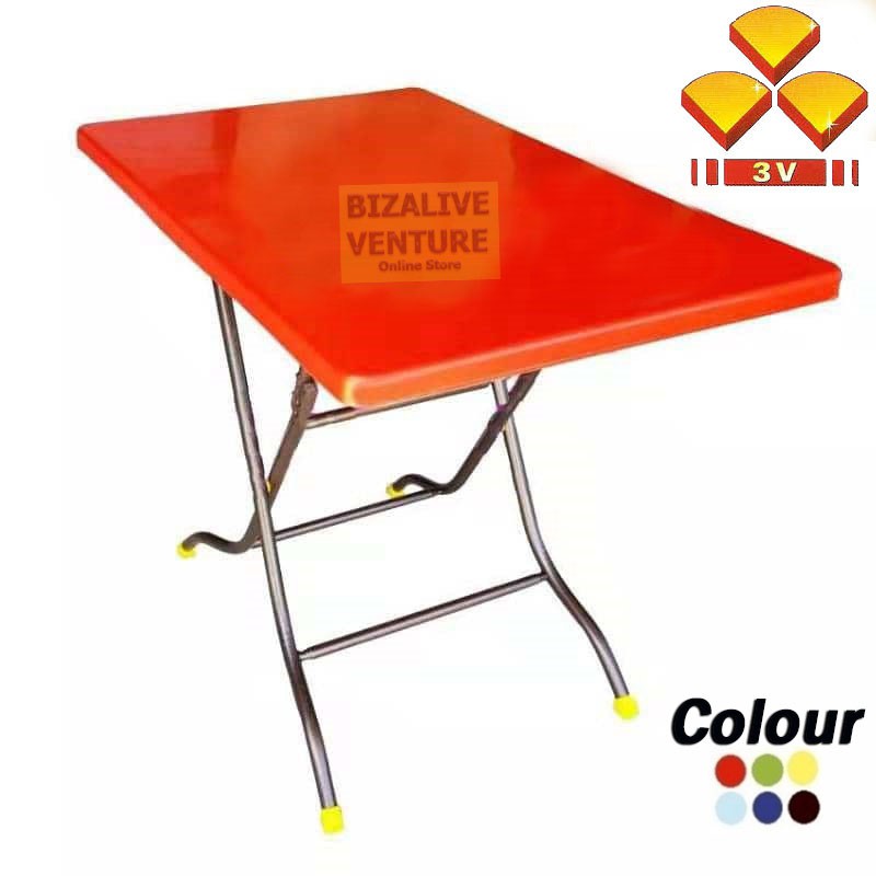 3V Brand High Quality Plastic Folding table 2ft x 3ft | Hawker Table ...