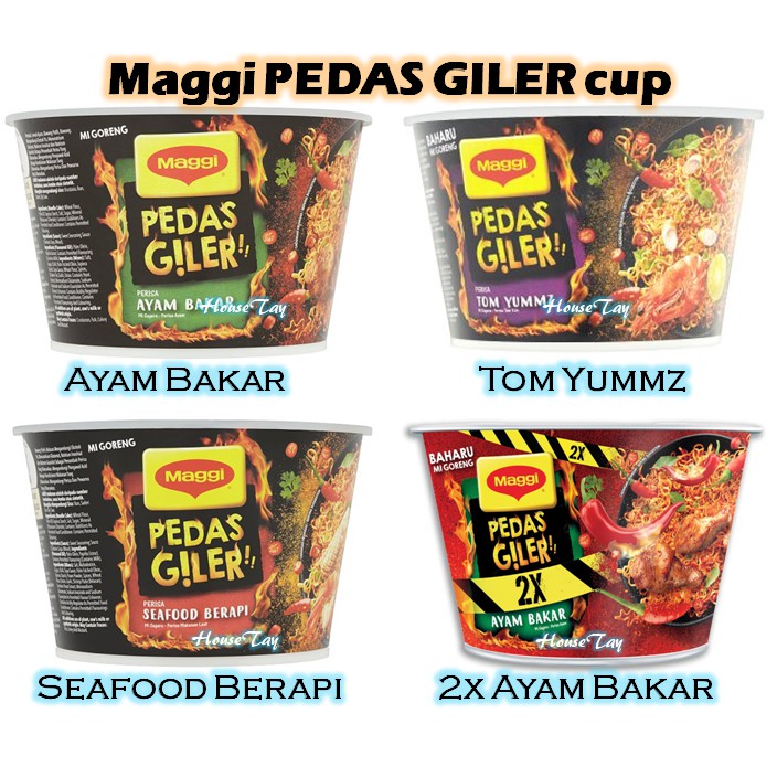 Maggi Pedas Giler Ayam Bakar / Tom Yummz / Seafood Berapi | Shopee Malaysia