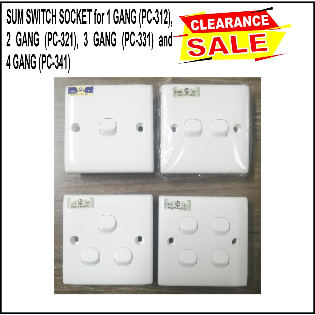 SUM SWITCHES WITH SIRIM | Shopee Malaysia