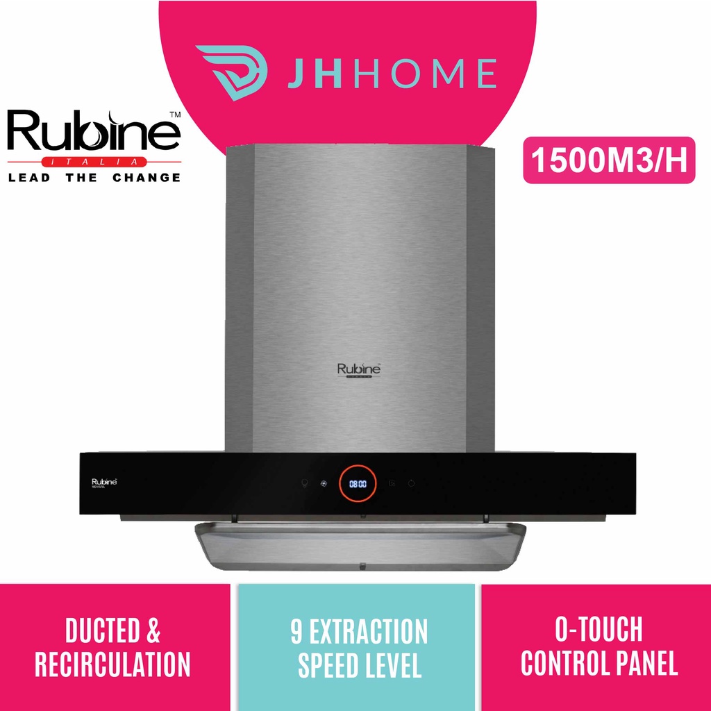 Rubine Kitchen Hood 1500M³/HR RCH-NOVARA-90SS | Shopee Malaysia
