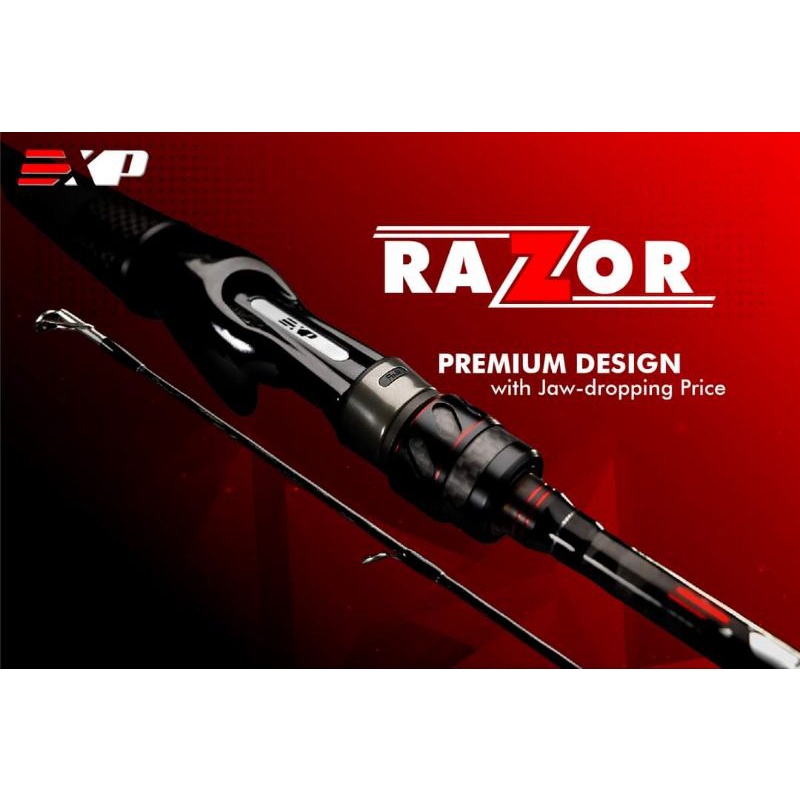 🔥🔥 NEW!! 🔥🔥 EXP RAZOR SPINNING AND BAITCASTING ROD | Shopee Malaysia