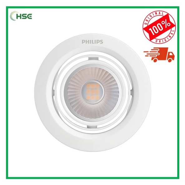 PHILIPS 59776 Pomeron 7W 3" Recessed LED Spotlight (2700K/4000K) Warm ...