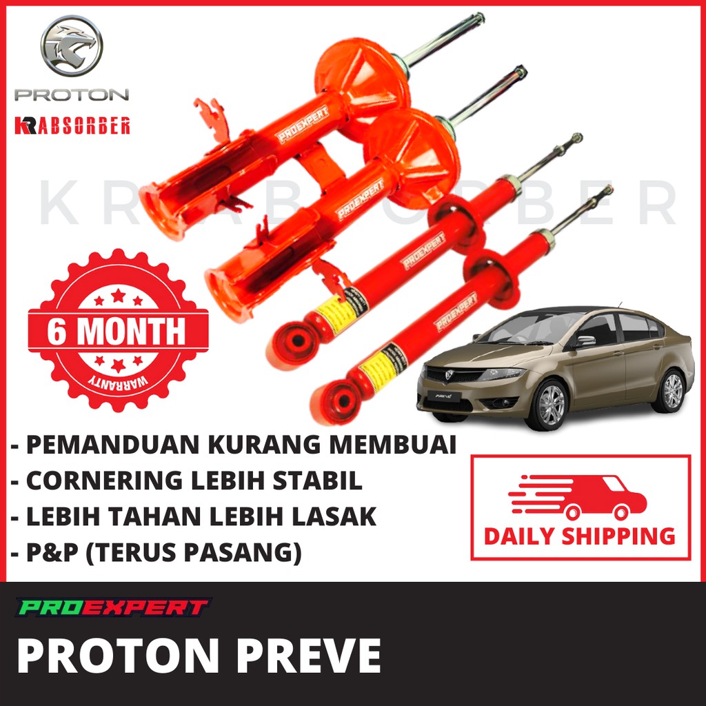 [Daily Ship] Preve Absorber Proexpert-Heavy Duty-Suspention-Coil Spring ...