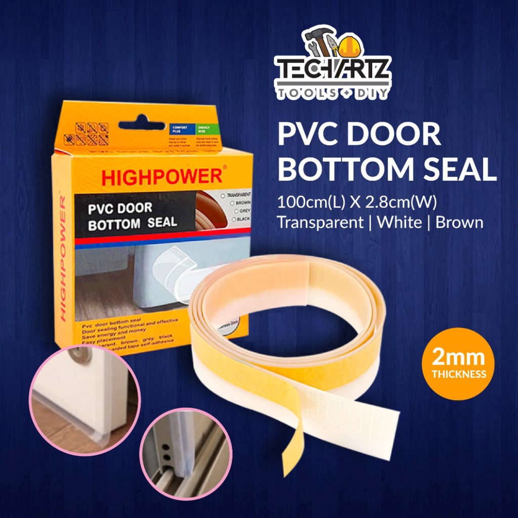 PVC Door Bottom Seal / Dust Proof Door Seal / Pintu Getah Bahagian ...