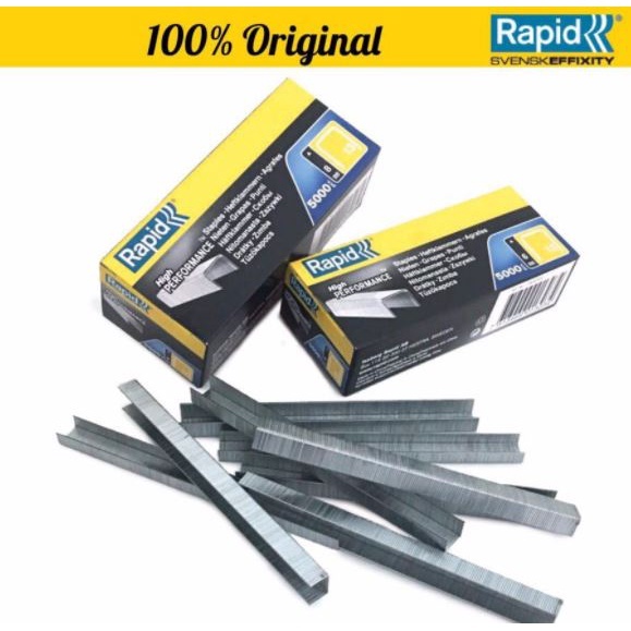 [ 100% Original ] Rapid No.13 Staple Gun Refill 6mm / 8mm Quality Fine ...