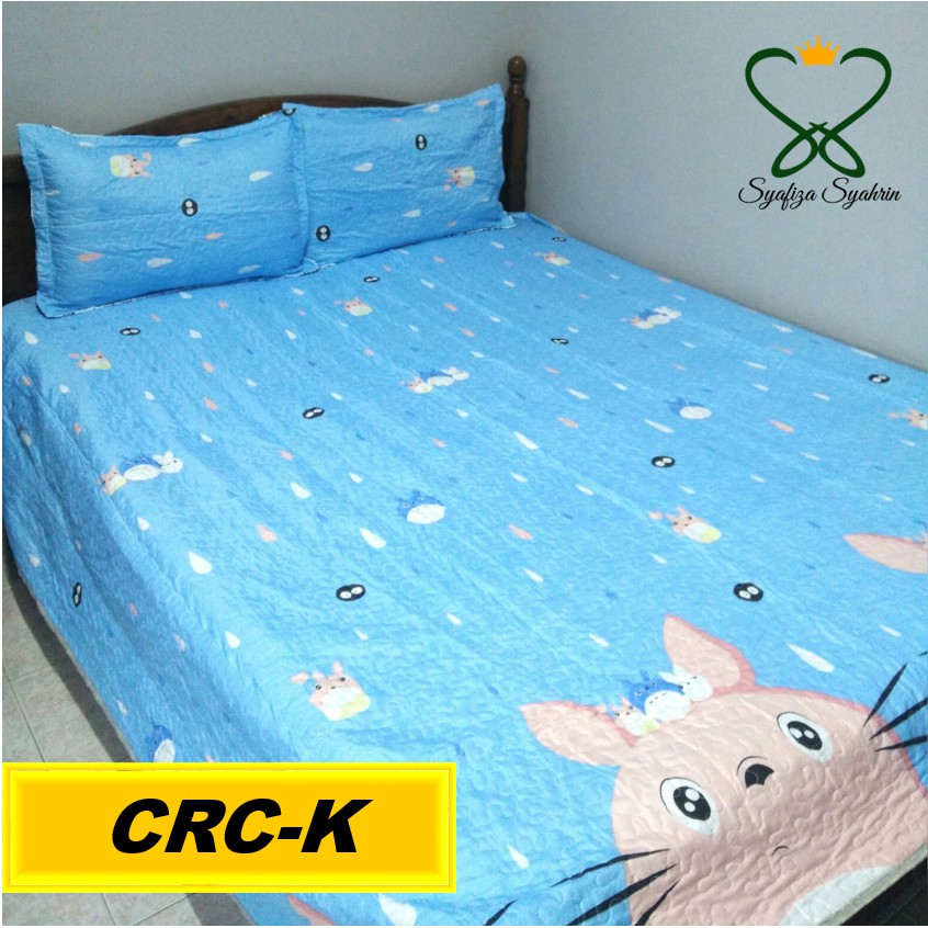 🔥FAST SELLING🔥 CADAR PATCHWORK 3IN1 QUEEN REJECT KILANG VIRAL KARTUN ...