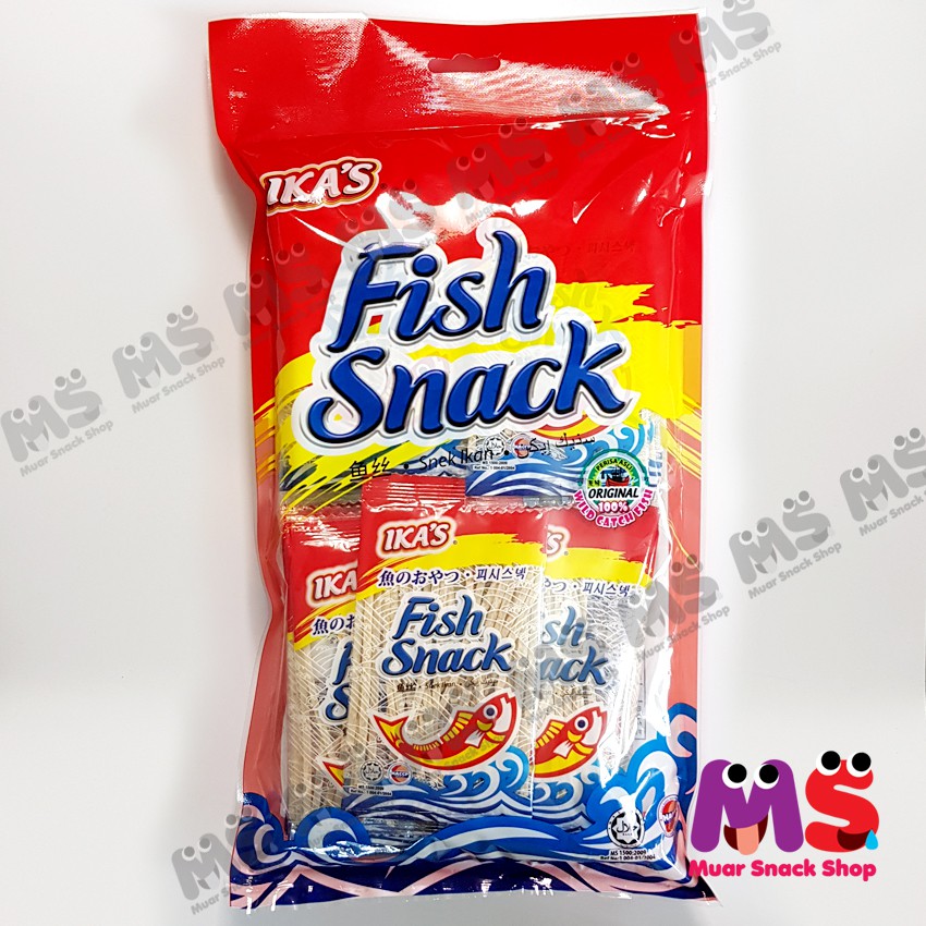 IKA's Fish Snack (Strip) / Snek Ikan / 鱼丝 (40packs x 5g) | Shopee Malaysia