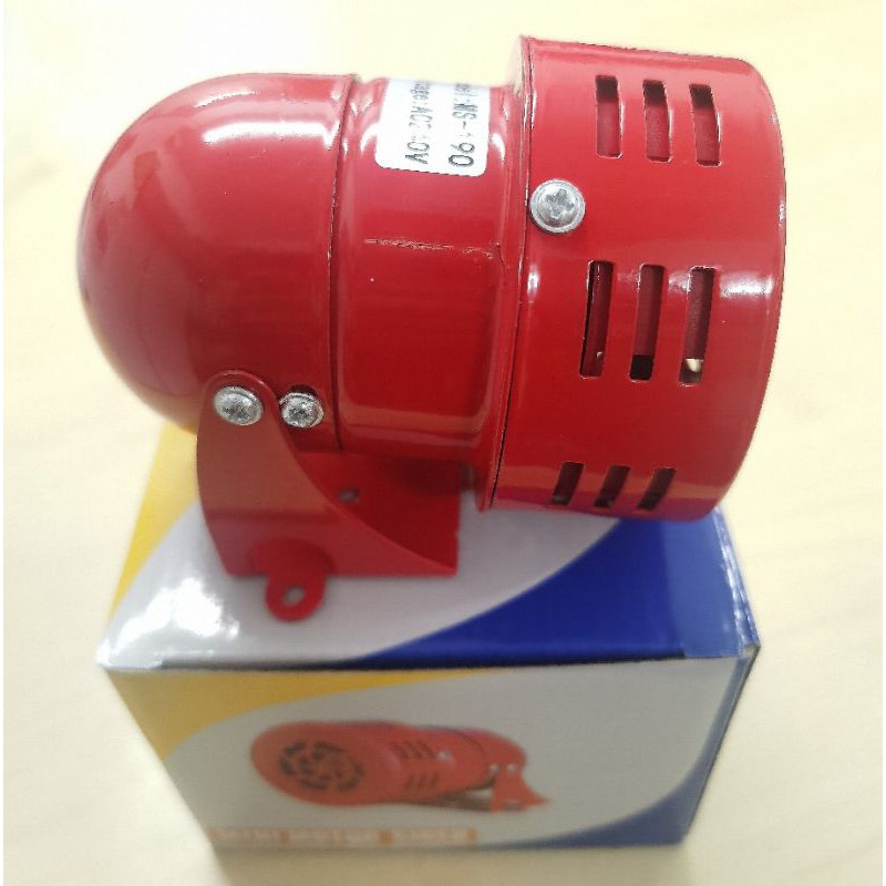 [ LOCAL SELLER ]AC Baby Siren/Mini Motor Siren *For Punch Card Machine ...
