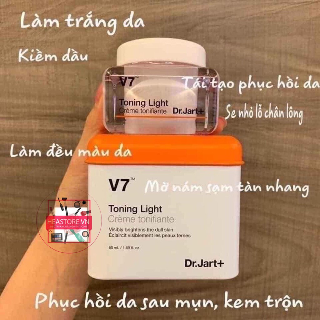 Dr.jart +V7 Toning Light Whitening Cream 50ml (Korean Domestic Product ...