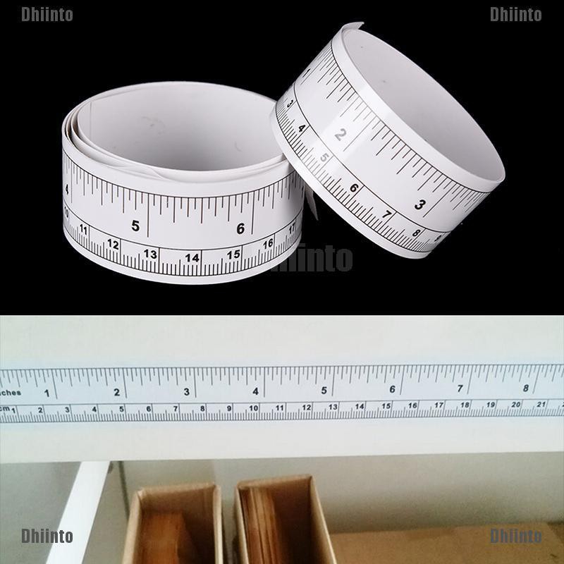 (TDST)45/90Cm Vinyl Metric Measure Diy Self Adhesive Measuring Tape ...