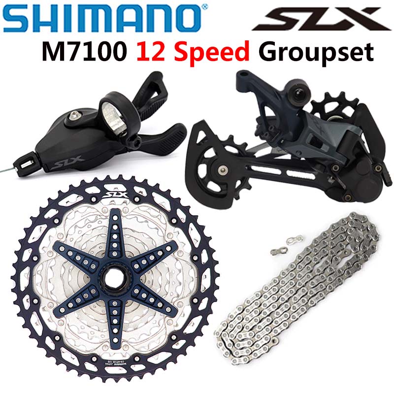 SHIMANO SLX m7100 12 Speed Groupset Mountain Bike 12s M7100 Shifter SGS ...