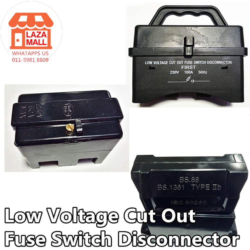 60A 63A 100A PLK Cut Out Unit Complete Fuse Low Voltage Cut Out Fuse ...