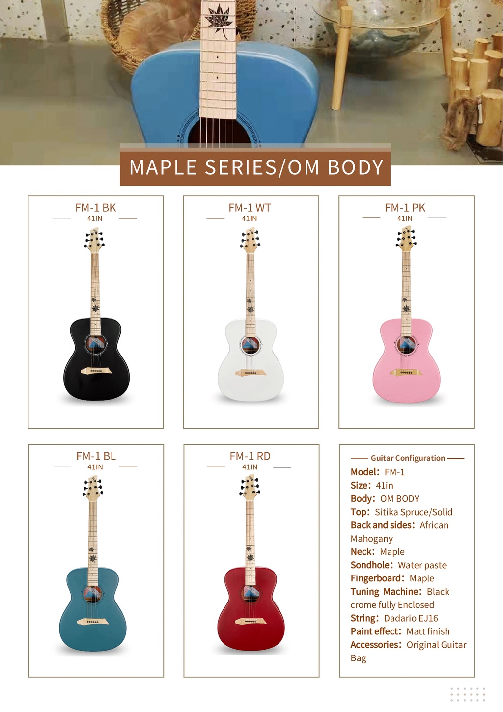 NG guitar Northerly Gale guitar Start START NA JF body acoustic guitar ...