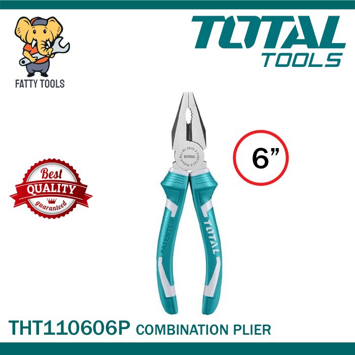 TOTAL THT110606P 6"COMBINATION PLIER | Shopee Malaysia