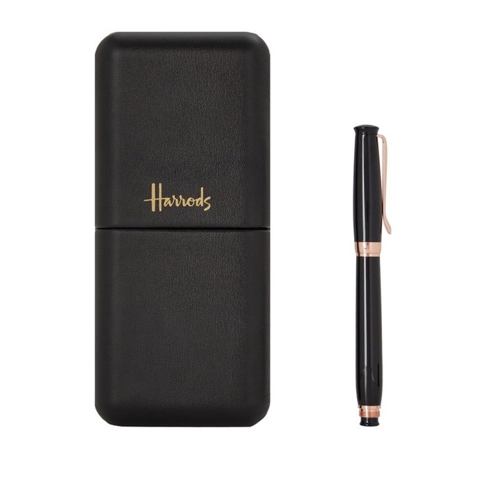 HARRODS LONDON 🇬🇧 💯 AUTHENTIC ROSE GOLD-TONE PEN | Shopee Malaysia