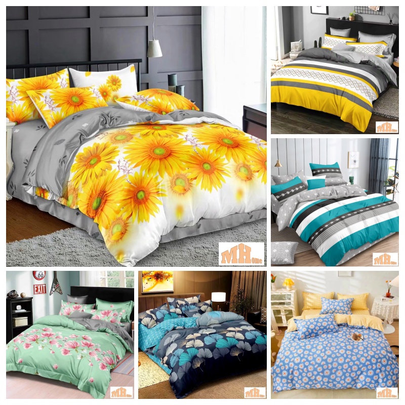 Maylee 3 in 1 Queen Fitted Bedsheet Set Cadar Bergetah 450TC High ...