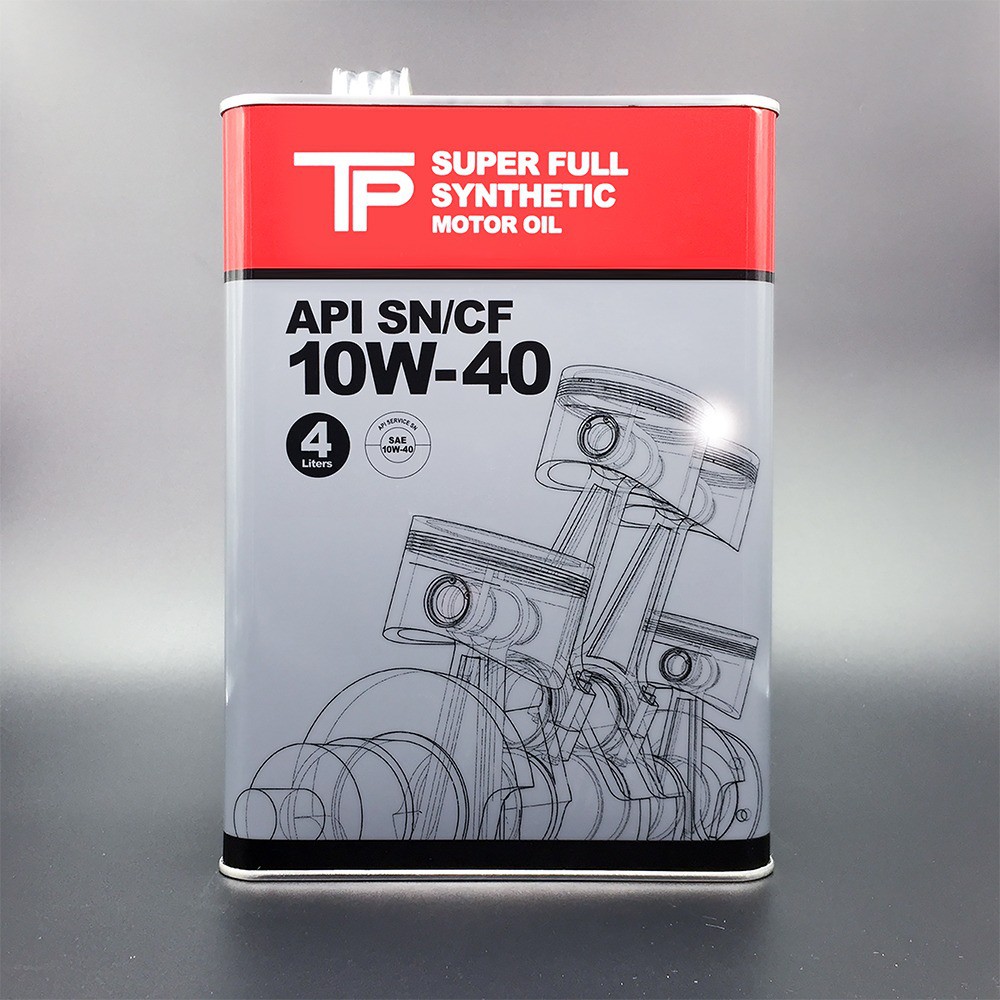 TP Motor Oil- Synthetic Engine SUPER FULL 10w40 Oil-Car Lubricant/4L ...