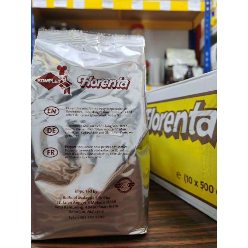 Komplet Florenta Mix / Florentine Mix | 500G 麦芽糖粉/杏仁片/麦芽糖杏仁片/杏仁瓦片粉 ...