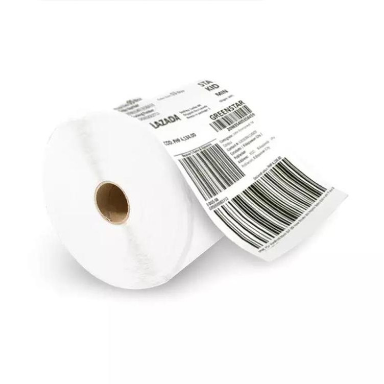 A6 Barcode 350 sheets Shipping Thermal Sticker Paper Roll Label Sticker ...