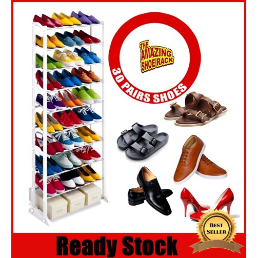 🔥Hot Product🔥10 Tier Amazing Shoe Rack (Hold 30 Pairs of Shoes ...