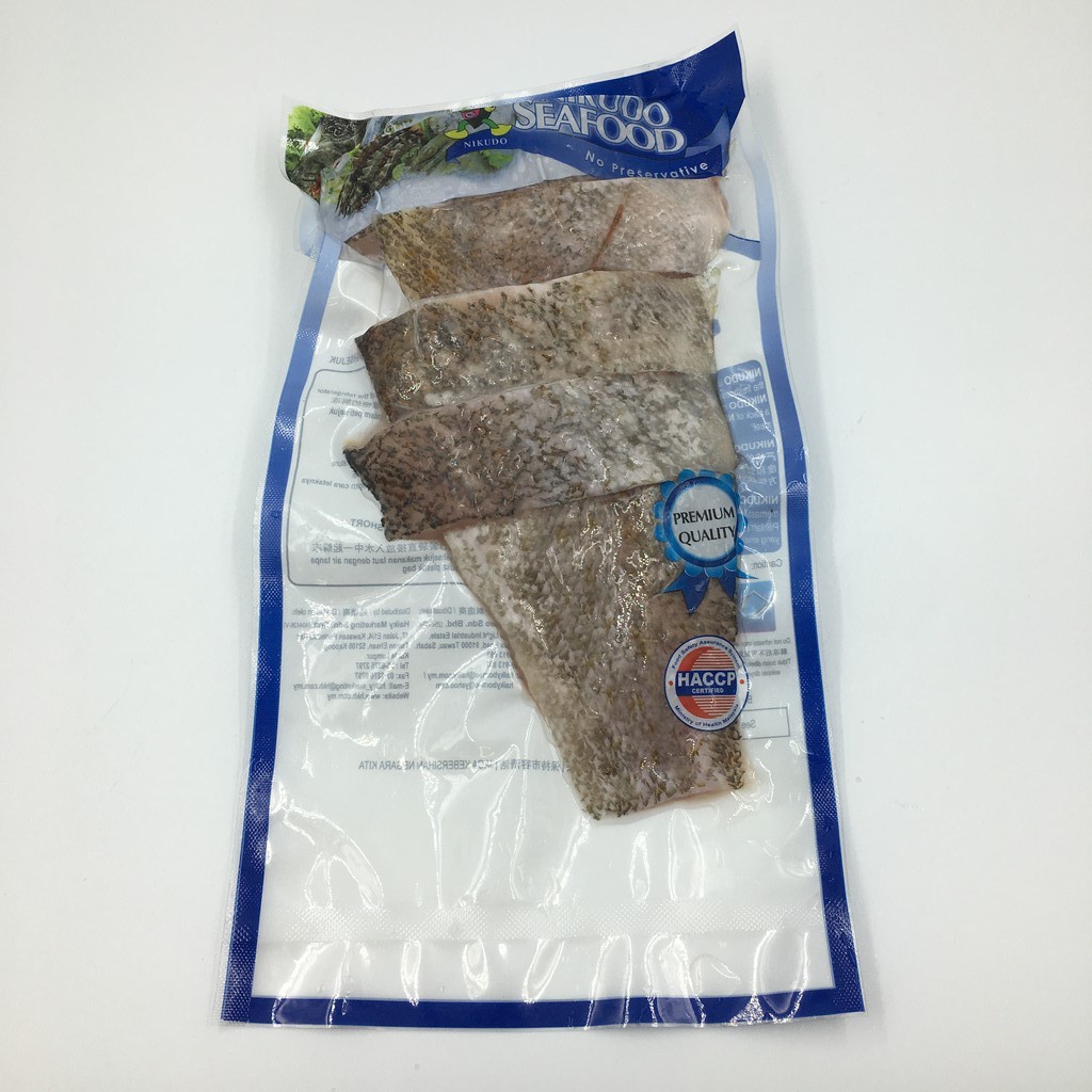 Nikudo GROUPER FILLET (PORTION CUT) (SABAH PREMIUM) 无骨石斑鱼片（带皮） Fish ...