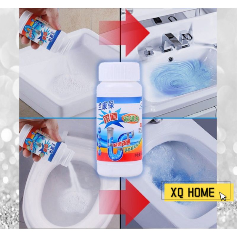 Clog Remover Drain Pipe Basin Cleaner Clogged Drainage Remover Powder ...