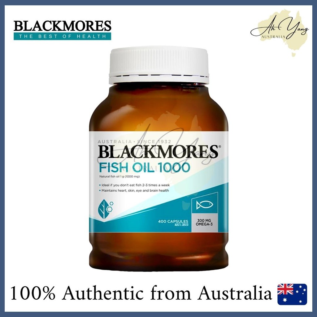 BLACKMORES Australia Fish Oil Odourless 400 / Omega Brain 60 / Omega ...